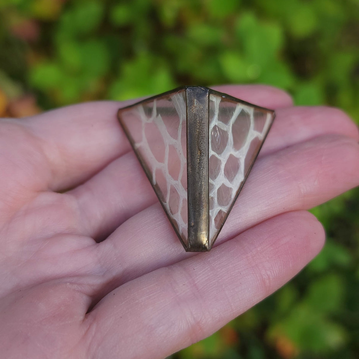 Boa Constrictor Shed Pyramid Necklace – HartVariations